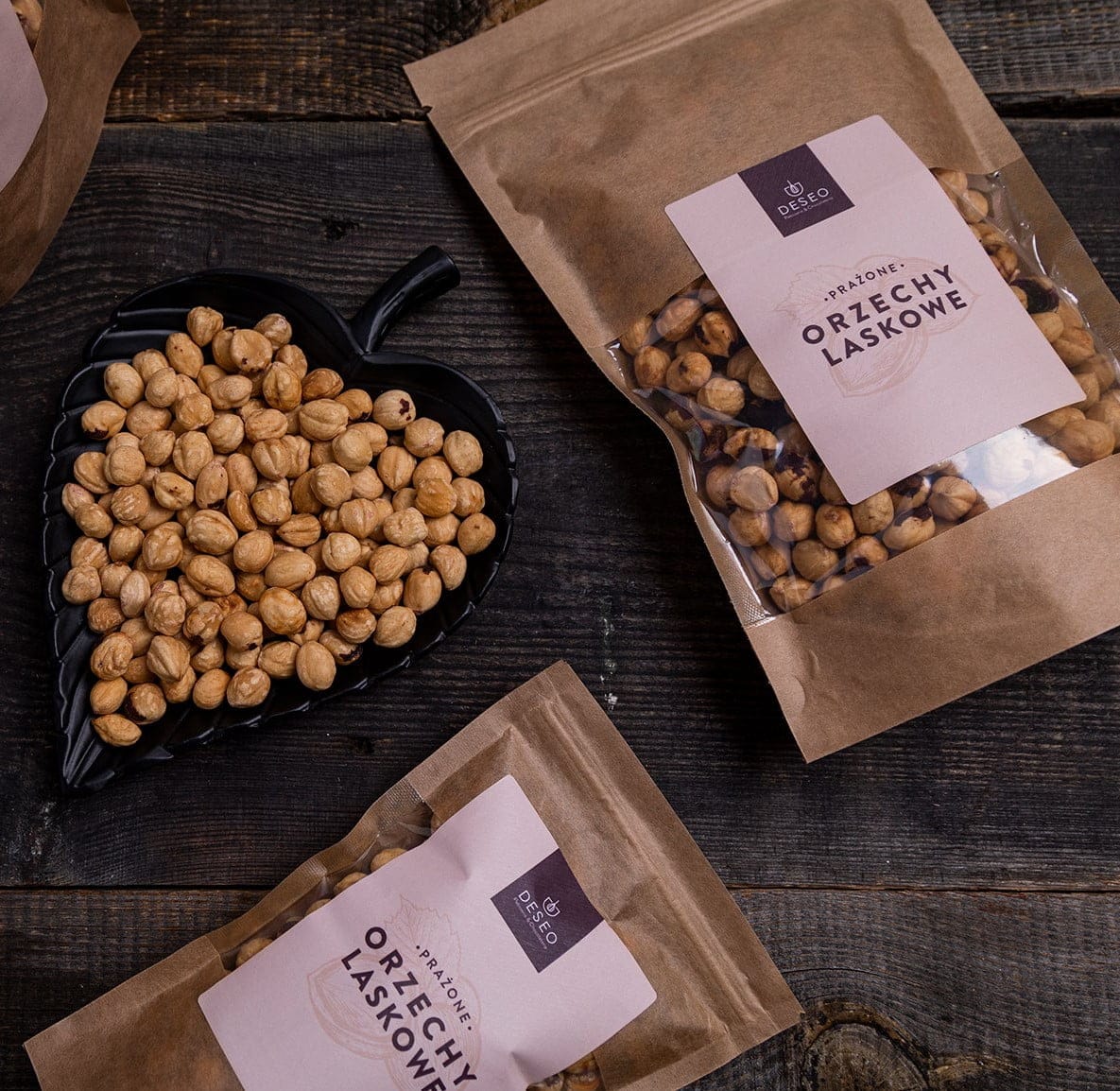 Orzechy laskowe prażone - Cukiernia DESEO Warszawa